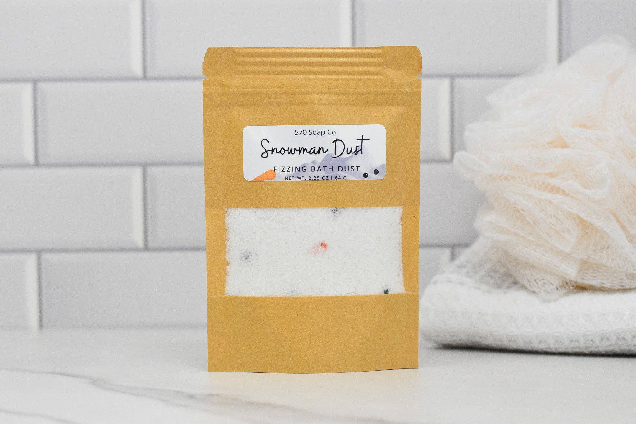 Snowman Dust - Whimsical Fizzing Bath Elixir – Blush Roots Boutique